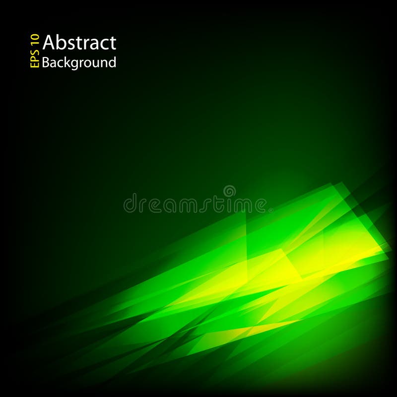 Geometric Green Abstract Background Stock Vector - Illustration of ...