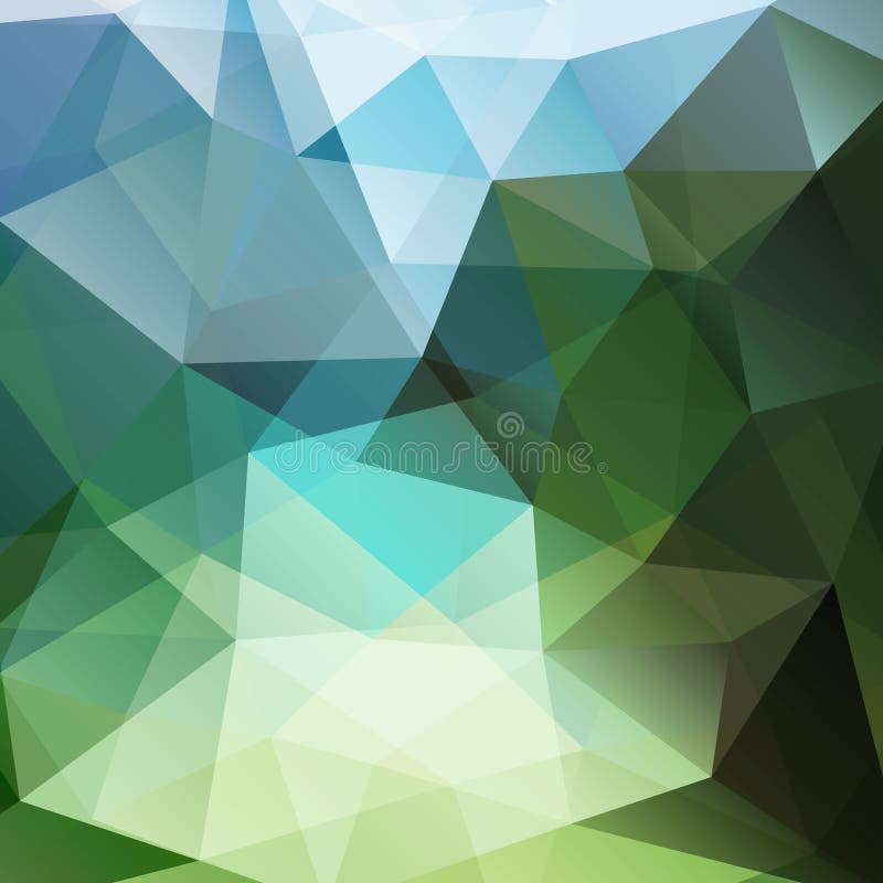 Abstract Olive Green Geometric Background with Layers of Triangles and ...