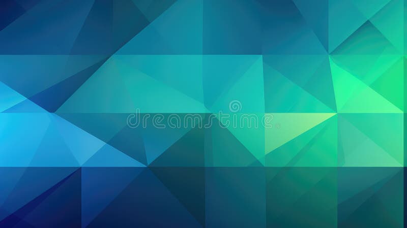 Geometric Green Blue Gradient Background Stock Illustration ...