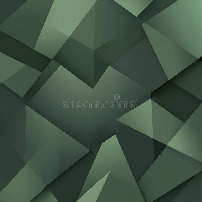 Geometric Green Triangular Shapes Create a Modern Abstract Background ...