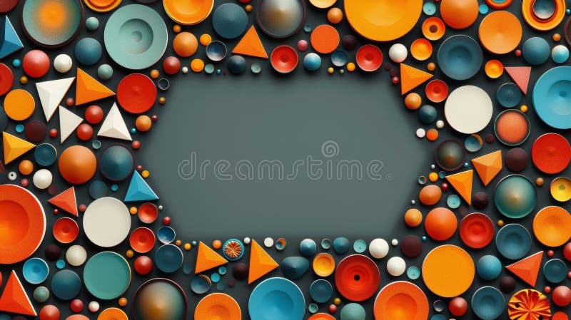 Geometric Greeting Card, a Unique Greeting Card Template with Various ...