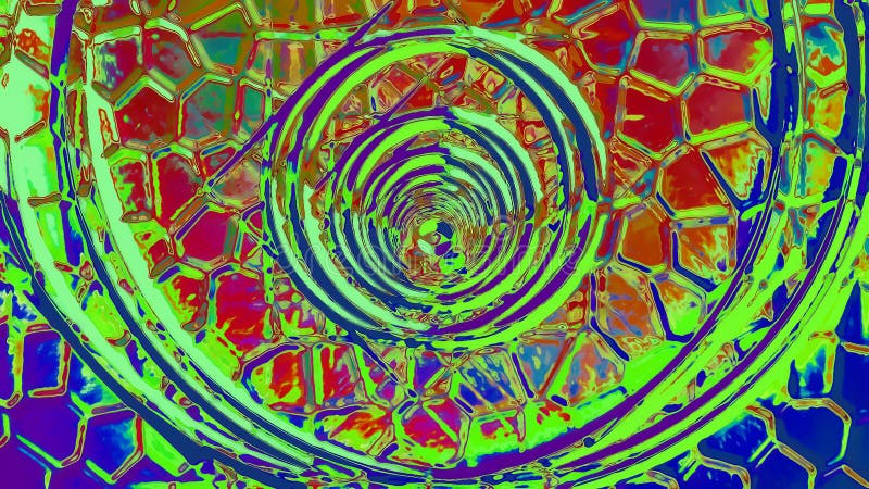 Geometric Grid Design Digital Renderingv Stock Illustration ...