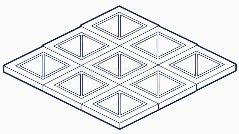 Geometric Grid Pattern, Abstract Intersecting Lines, Modern Design, Vector Design Generative AI ...