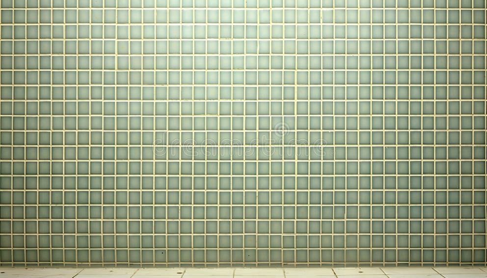 Geometric Grid Pattern Light Green Ceramic Tile Wall Texture Stock ...