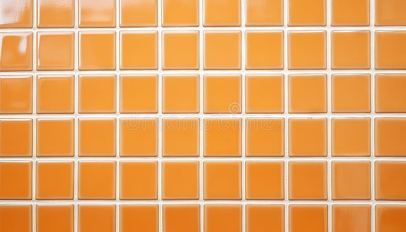 Geometric Grid Pattern Light Orange Ceramic Tile Wall Texture Stock ...