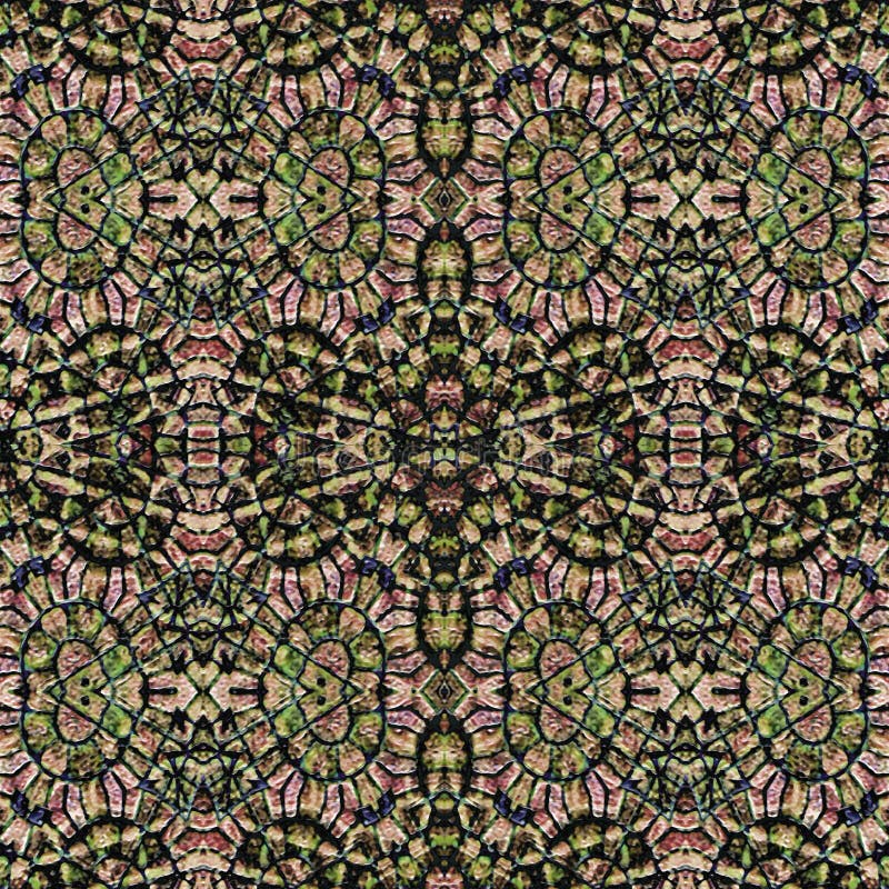 Geometric Grunge Seamless Pattern Stock Illustration - Illustration of ...