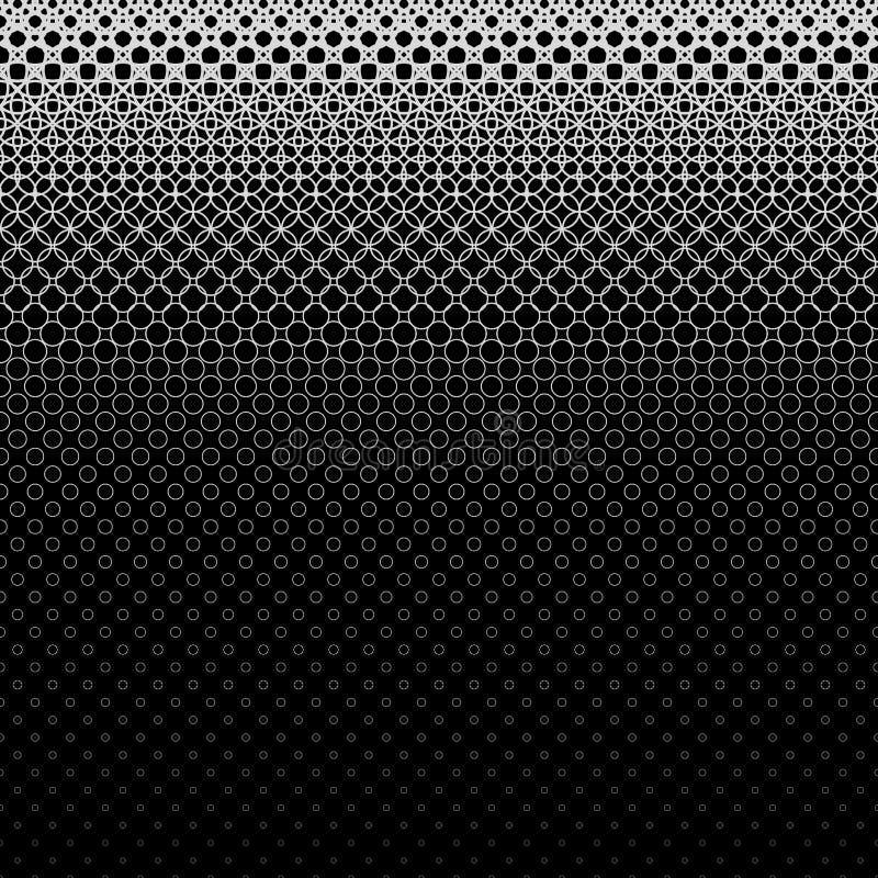 Geometric Halftone Circle Pattern Background - Vector Illustration from ...