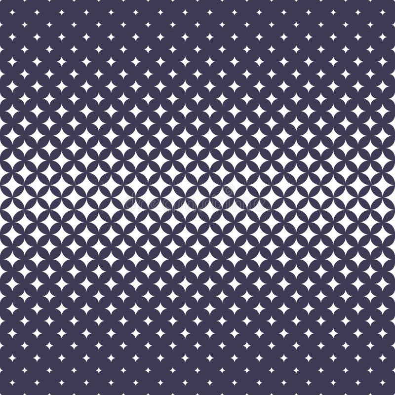Geometric Halftone Stars Decorative Art Pattern Stock Vector ...
