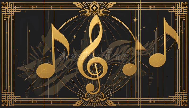 Geometric Harmonies stock illustration. Illustration of graphic - 382571150