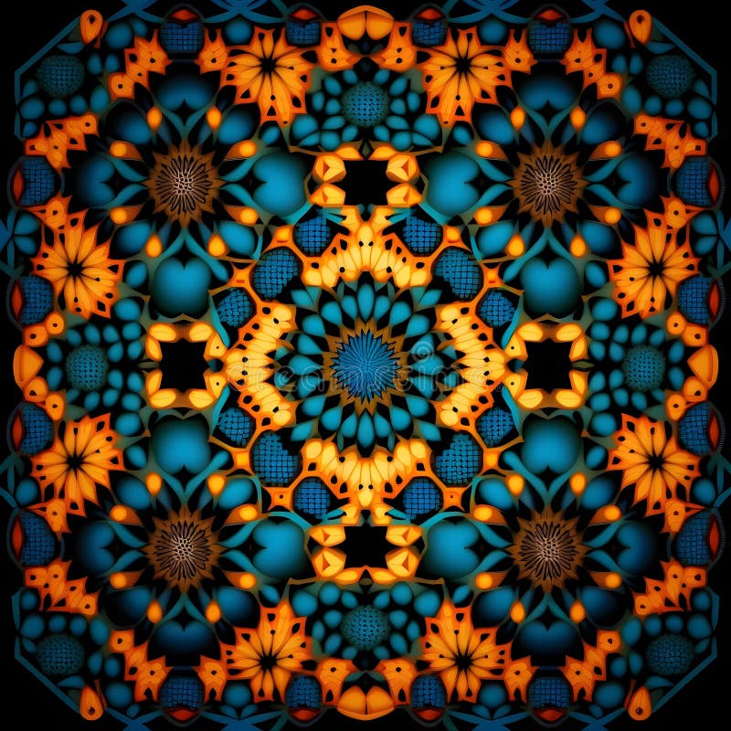 Geometric Harmony: Captivating Patterns and Shapes Stock Illustration ...