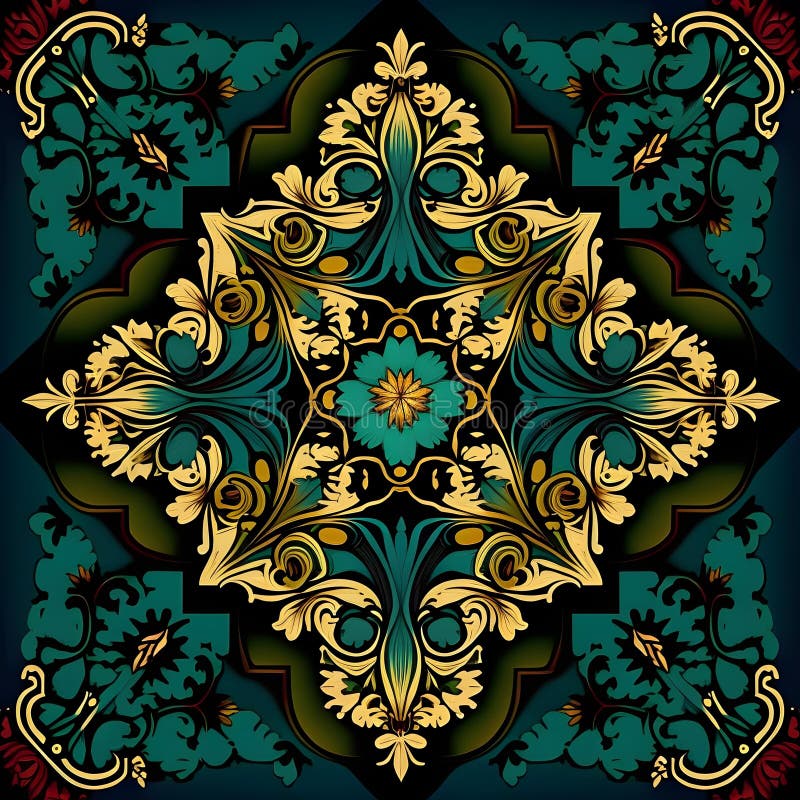 Geometric Harmony: Captivating Patterns and Shapes Stock Illustration ...