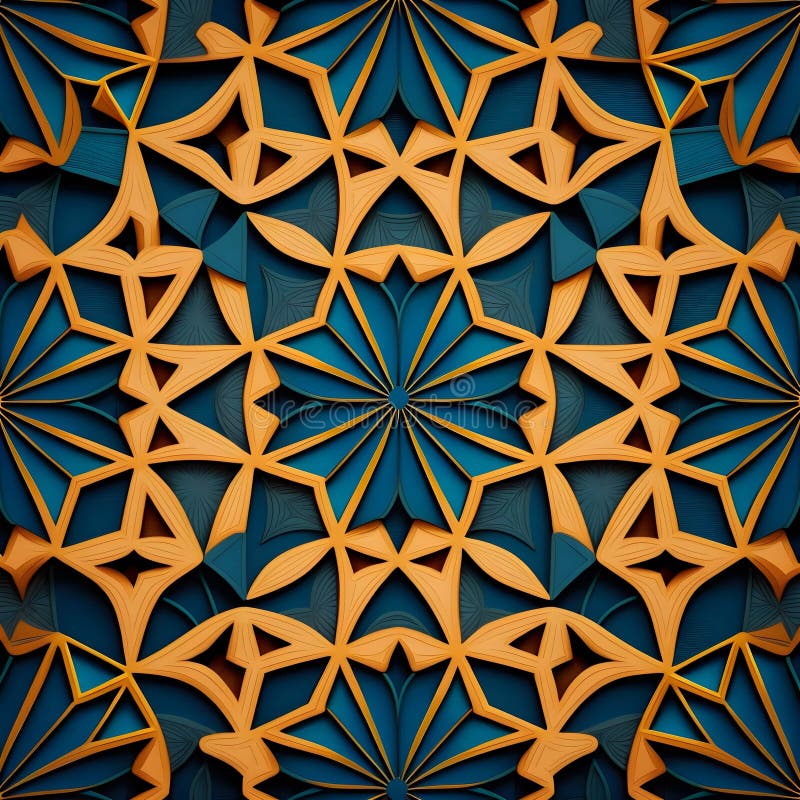 Geometric Harmony: Captivating Patterns and Shapes Stock Illustration ...