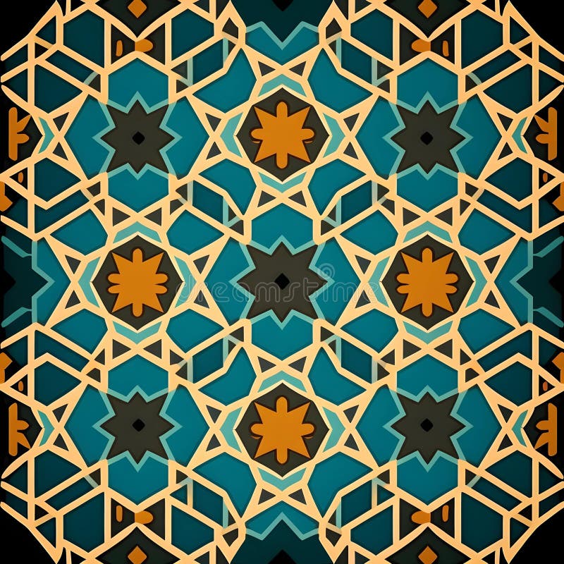 Geometric Harmony: Captivating Patterns and Shapes Stock Illustration ...