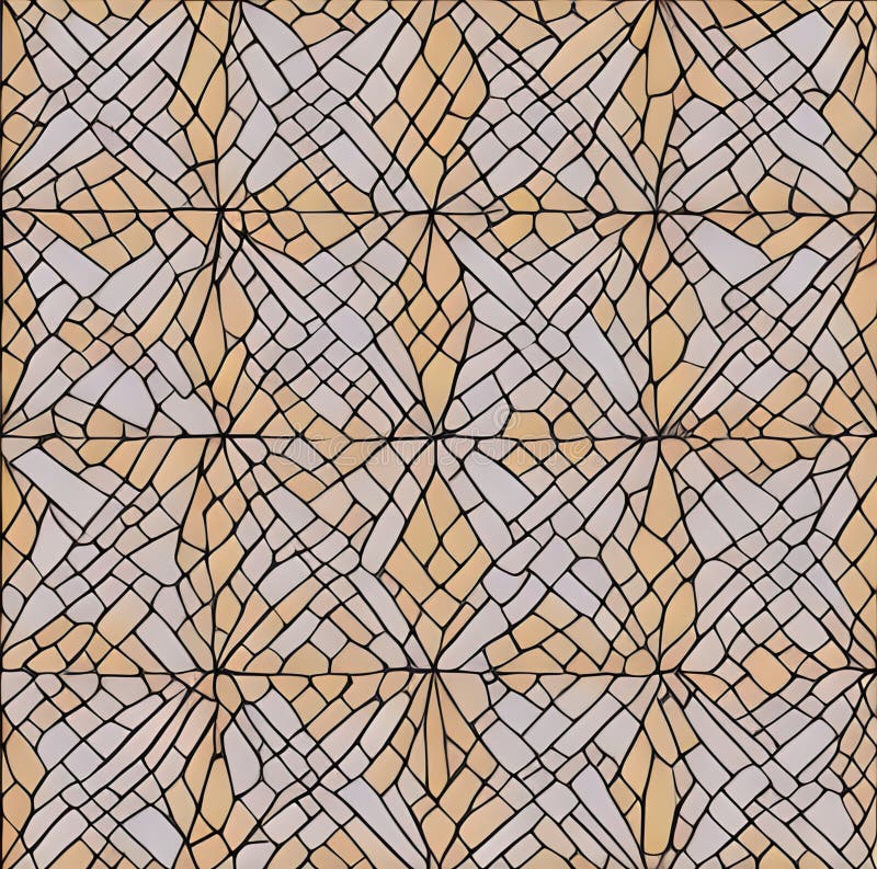 Geometric Harmony, Generative AI Stock Illustration - Illustration of ...