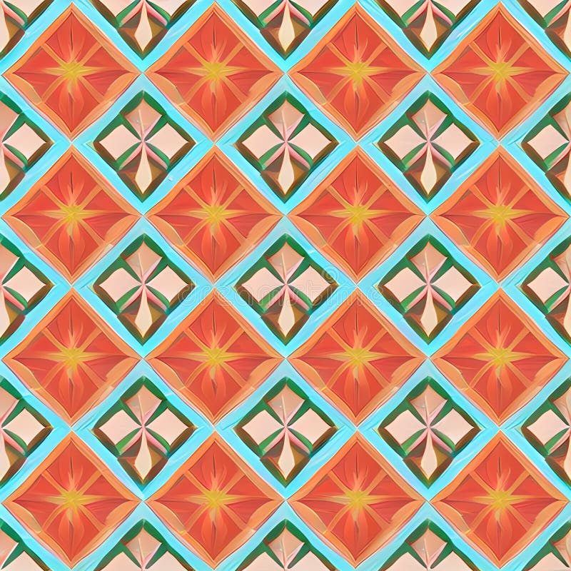 Geometric Harmony, Generative AI Stock Illustration - Illustration of ...