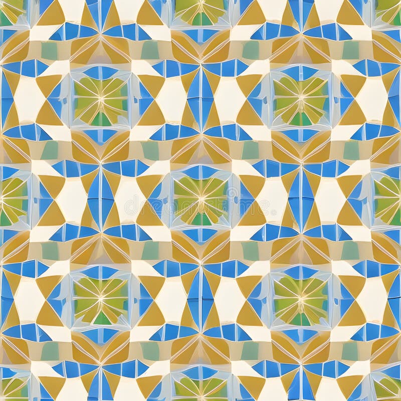 Geometric Harmony, Generative AI Stock Illustration - Illustration of ...