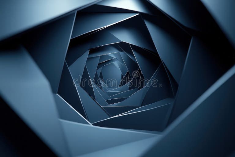 A Geometric Hedron Shape, Clean and Technical, Design Theme Stock ...
