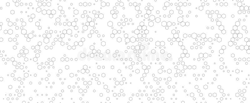 Geometric Hexagon Abstract Science and Technology Background Stock ...