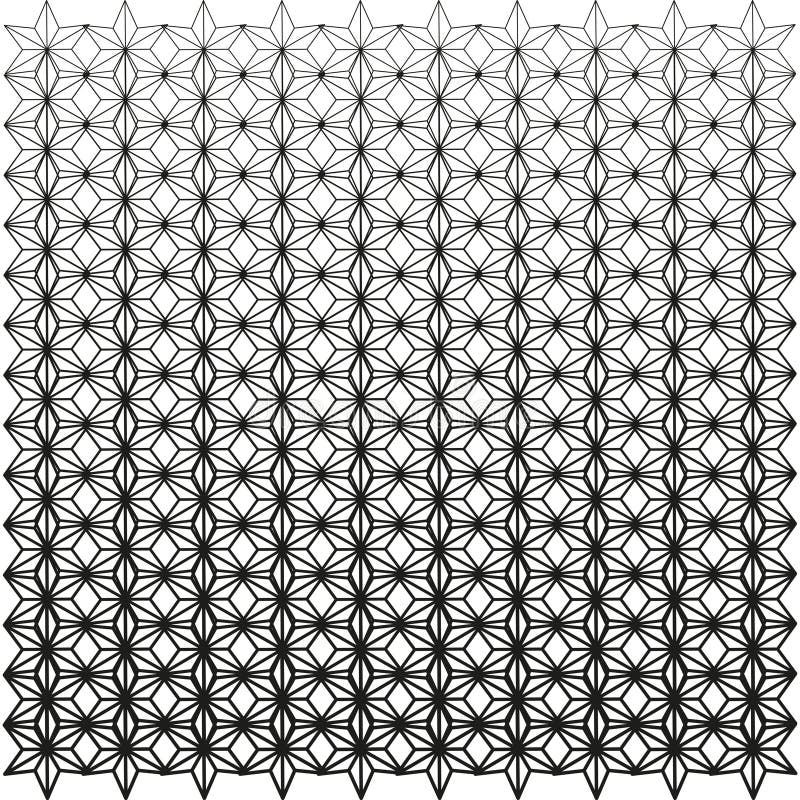 Geometric Hexagon Mesh. Star Line Lattice. Abstract Grid Pattern ...