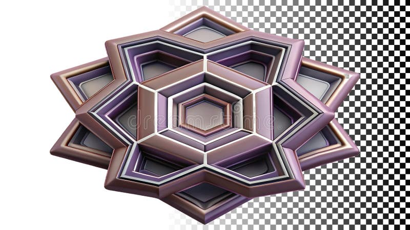 Geometric Hexagon Pattern, 3D Structure Design, Modern Abstract Art. Png Transparent Image ...