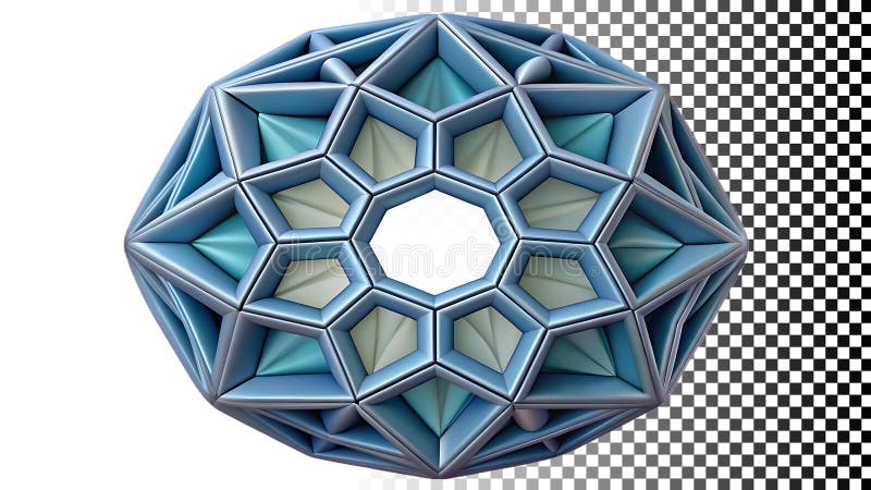 Geometric Hexagon Pattern, 3D Structure Design, Modern Abstract Element ...