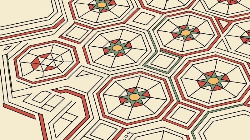 Geometric Hexagon Pattern Design for Modern Backgrounds and Textures ...
