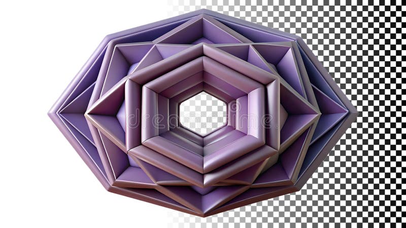 Geometric Hexagon Shape, Modern Design, Structural and Tech Element Png ...