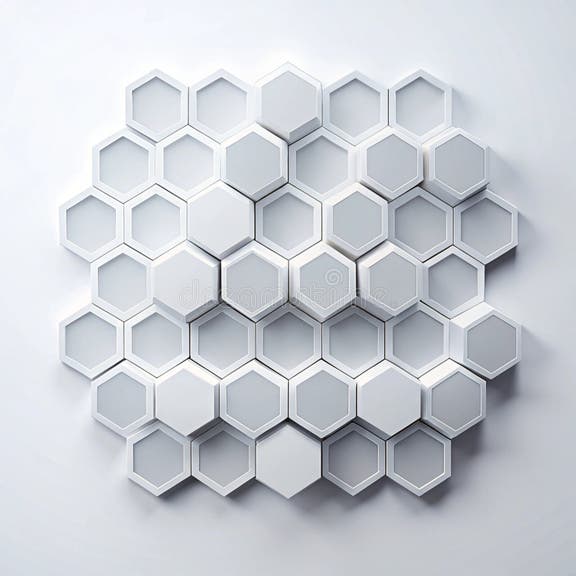 Abstract Hexagons stock illustration. Illustration of pattern - 369168912