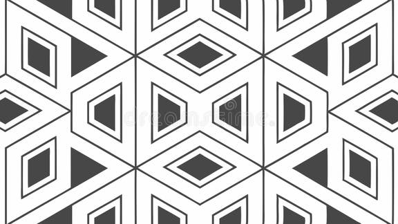 Geometric Hexagonal Line Pattern Vector, Modern Abstract Background Art ...