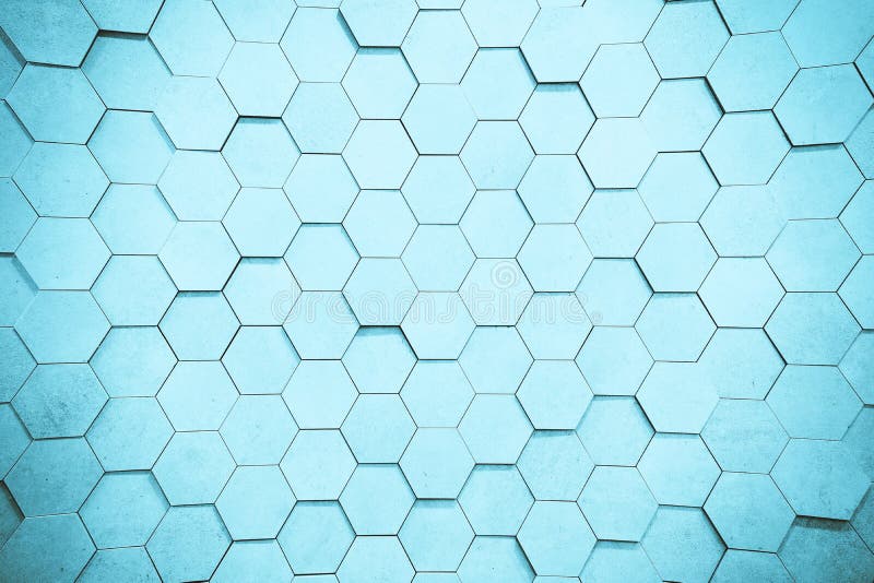Geometric Hexagons. Abstract Silver Metal Background Stock Photo ...