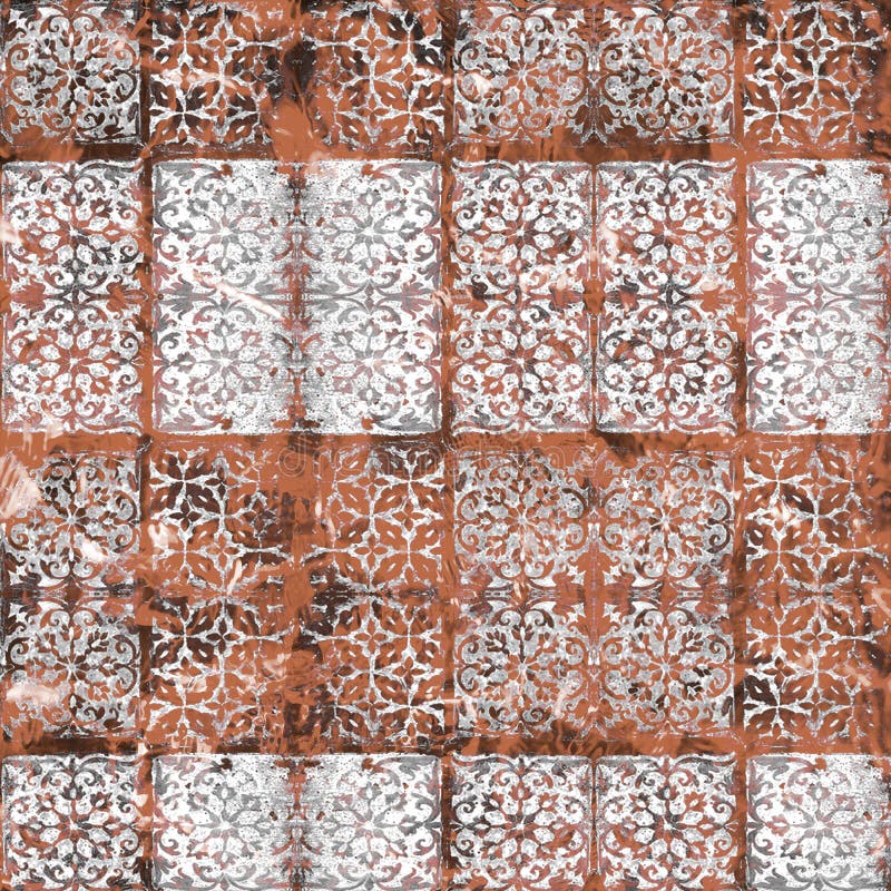 Geometric High Definition Repeat Boho Pattern Isolated on White Canvas ...