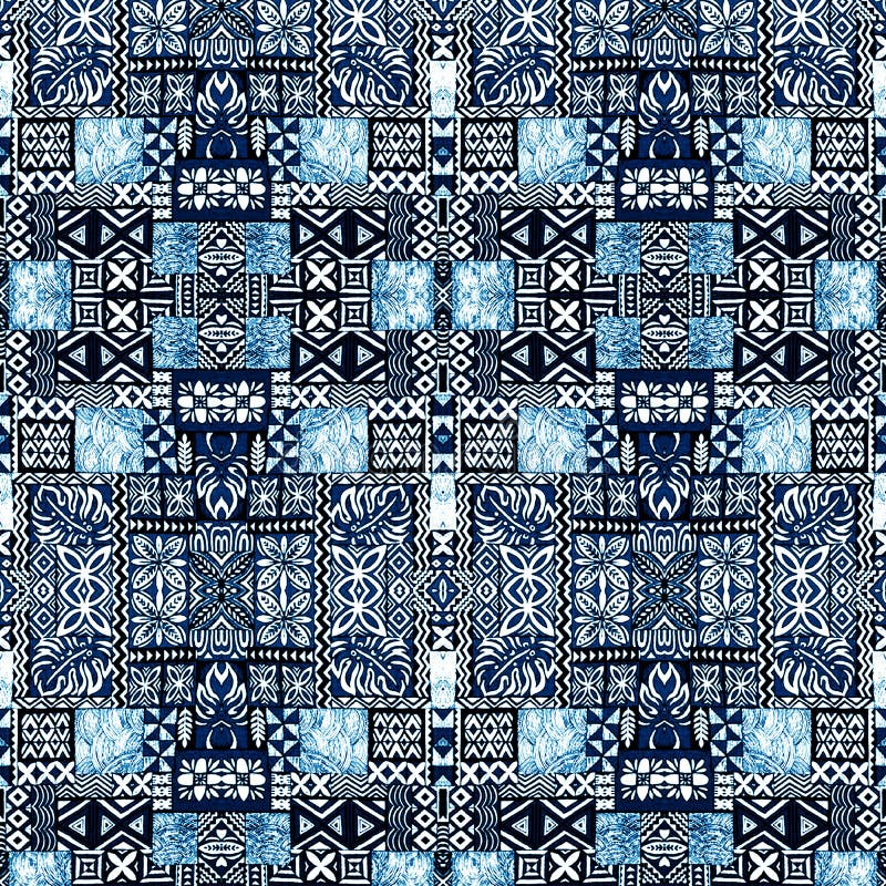 Geometric High Definition Repeat Boho Pattern Isolated on White Canvas ...