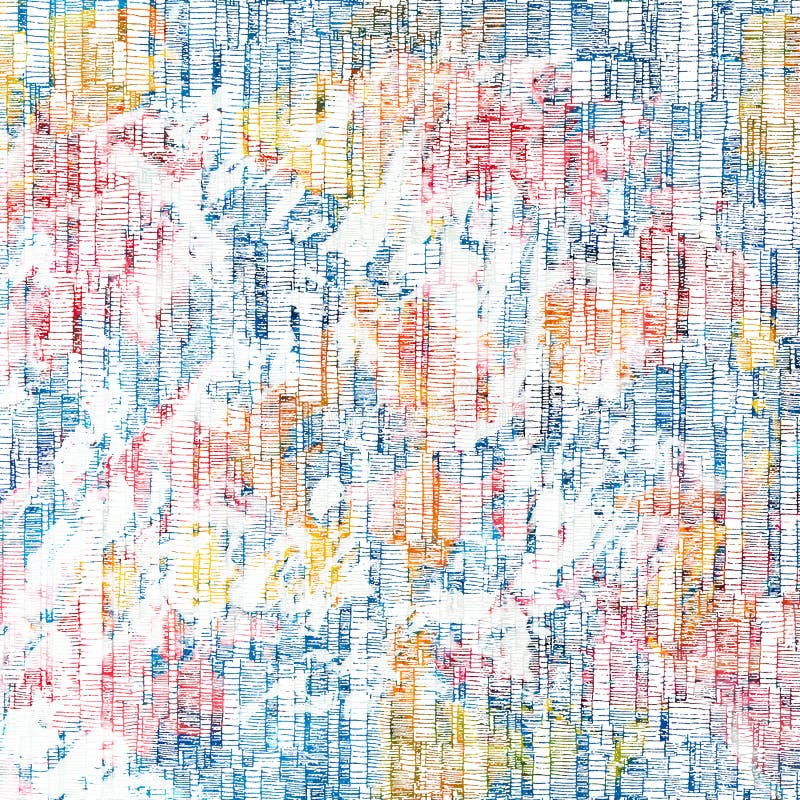 Geometric High Definition Repeat Boho Pattern Isolated on White Canvas ...