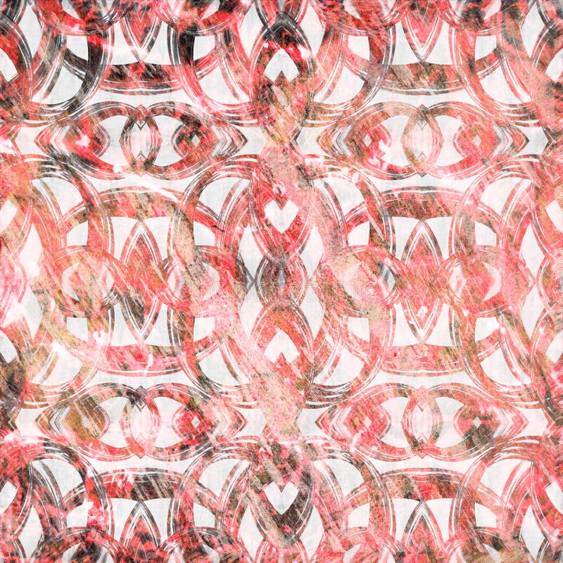 Geometric High Definition Repeat Boho Pattern Isolated on White Canvas ...