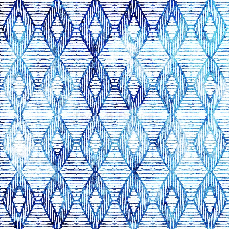 Geometric High Definition Repeat Boho Pattern Isolated on White Canvas ...