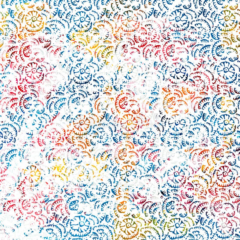 Geometric High Definition Repeat Boho Pattern Isolated on White Canvas ...