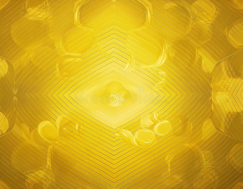Geometric Honeycomb Pattern Abstract Yellow Hexagon Texture Background ...
