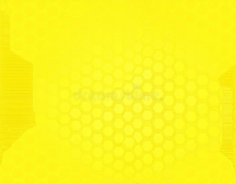 Geometric Honeycomb Pattern Abstract Yellow Hexagon Texture Background ...