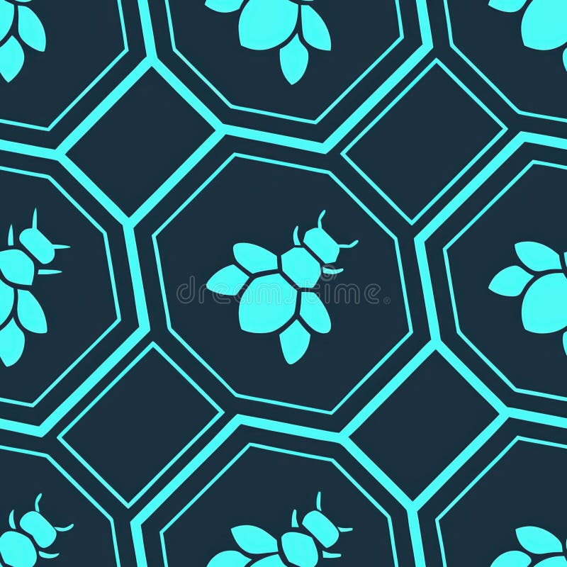 Geometric Honeycomb Pattern Abstract Yellow Hexagon Texture Background ...