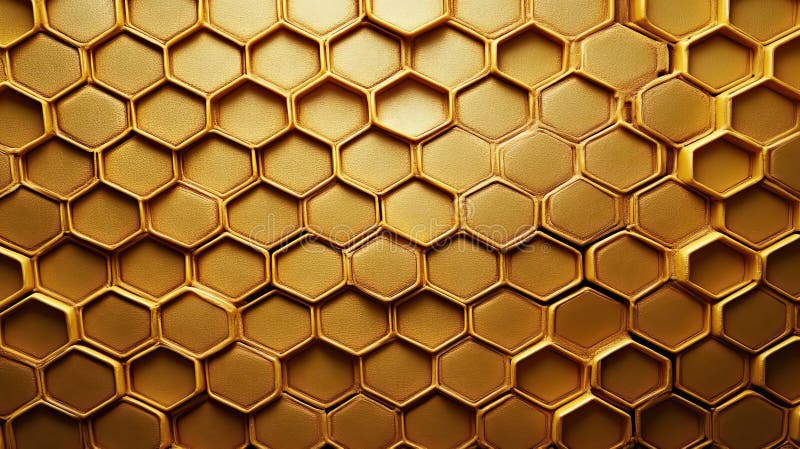 Geometric Honeycomb Texture Background Featuring Hexagonal Cells in a ...