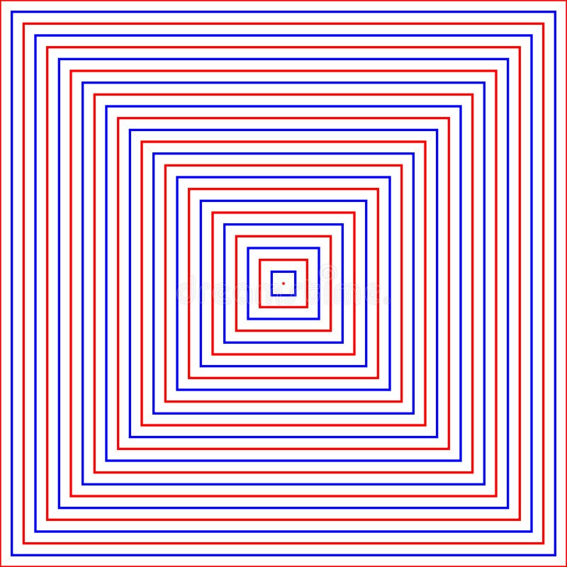 Red and Blue Square Lines Fabric Pattern on White Background Vector ...