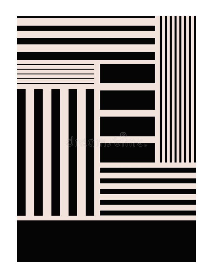 Geometric Horizontal and Vertical Stylish Striped Background Stock ...