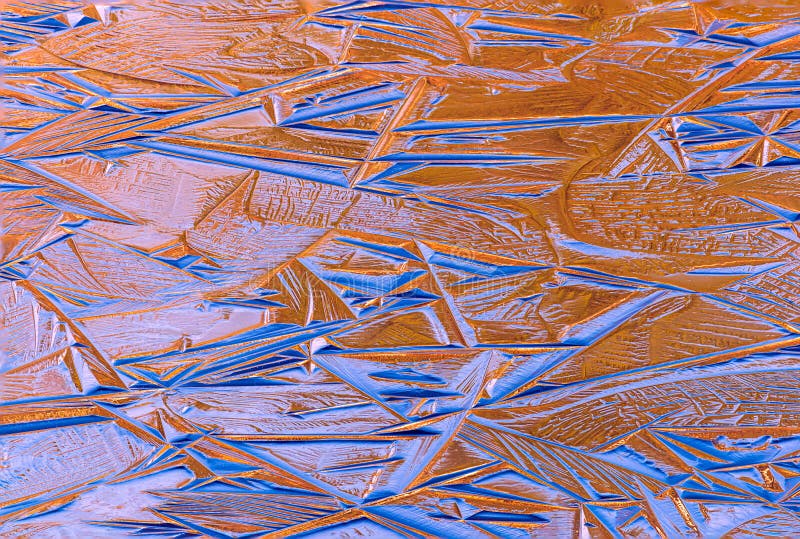 Blue Geometric Ice Forms Abstract Natural Background Stock Photo ...