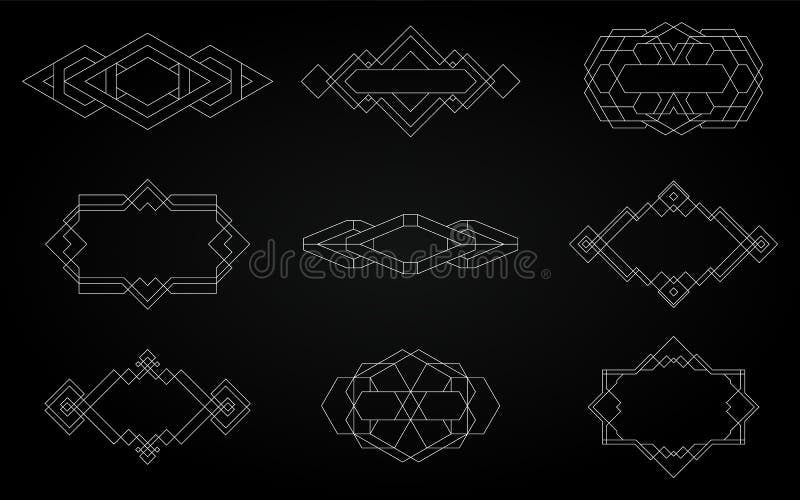 Geometric Icons, Signs, Labels Stock Vector - Illustration of logo ...