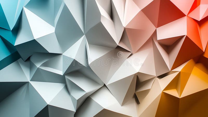 Geometric Illusion: a Modern Wallpaper with Bold Geometric Shapes ...