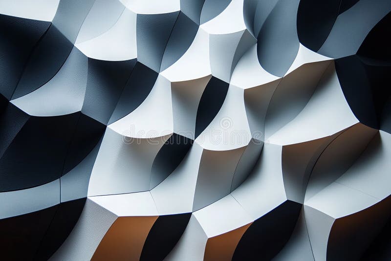 Geometric Illusion: a Modern Wallpaper with Bold Geometric Shapes ...