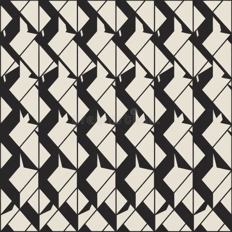 Geometric Illusion Pattern with Light and Shadow Effects Stock ...