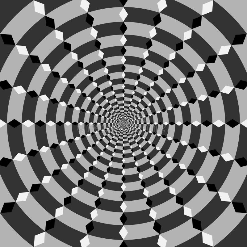 Geometric Illusions Background Stock Vector - Illustration of element ...