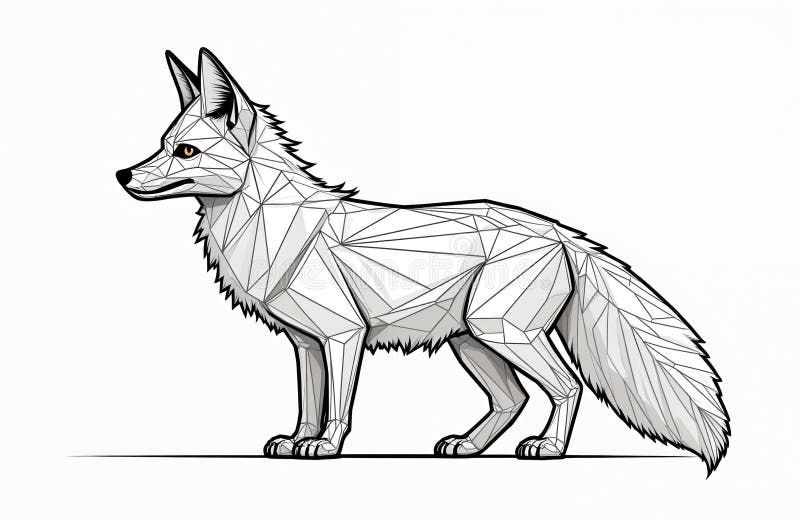 Black White Fox Stock Illustrations – 27,855 Black White Fox Stock ...