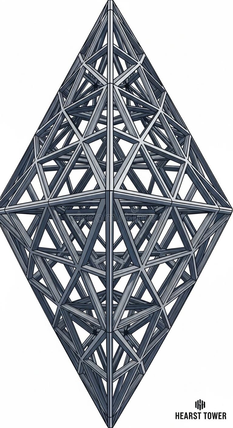 Complex Diamond Shaped Framework Structure Stock Illustrations – 6 ...